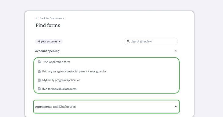 Opening your self-directed account