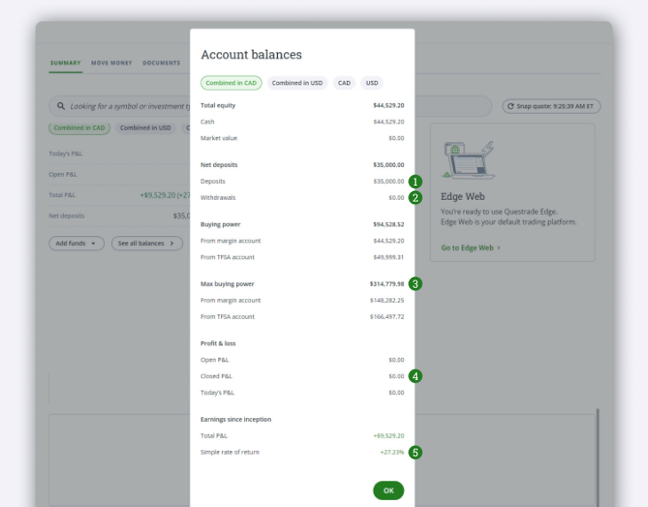 Balances and Positions | Questrade Trading | Questrade Learning